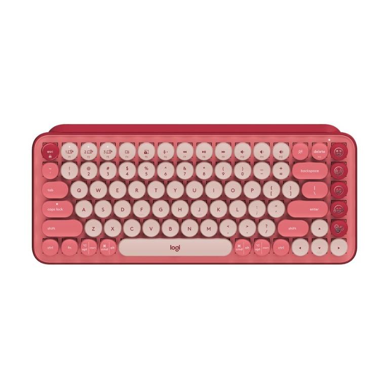 NOV PROMO | Logitech POP Keys Wireless Mechanical Keyboard with Emoji ...