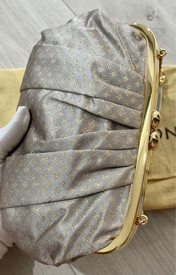 Louis Vuitton Satin Monogram Aumonnier bag , Women's Fashion, Bags ...