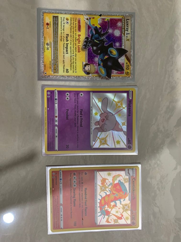 Luxray and Baby Shinies For Sale, Hobbies & Toys, Toys & Games on Carousell