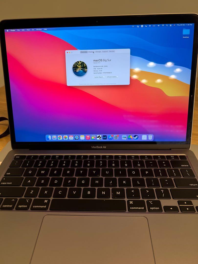 M1 MacBook Air 2020 Base Model, Computers & Tech, Laptops & Notebooks ...