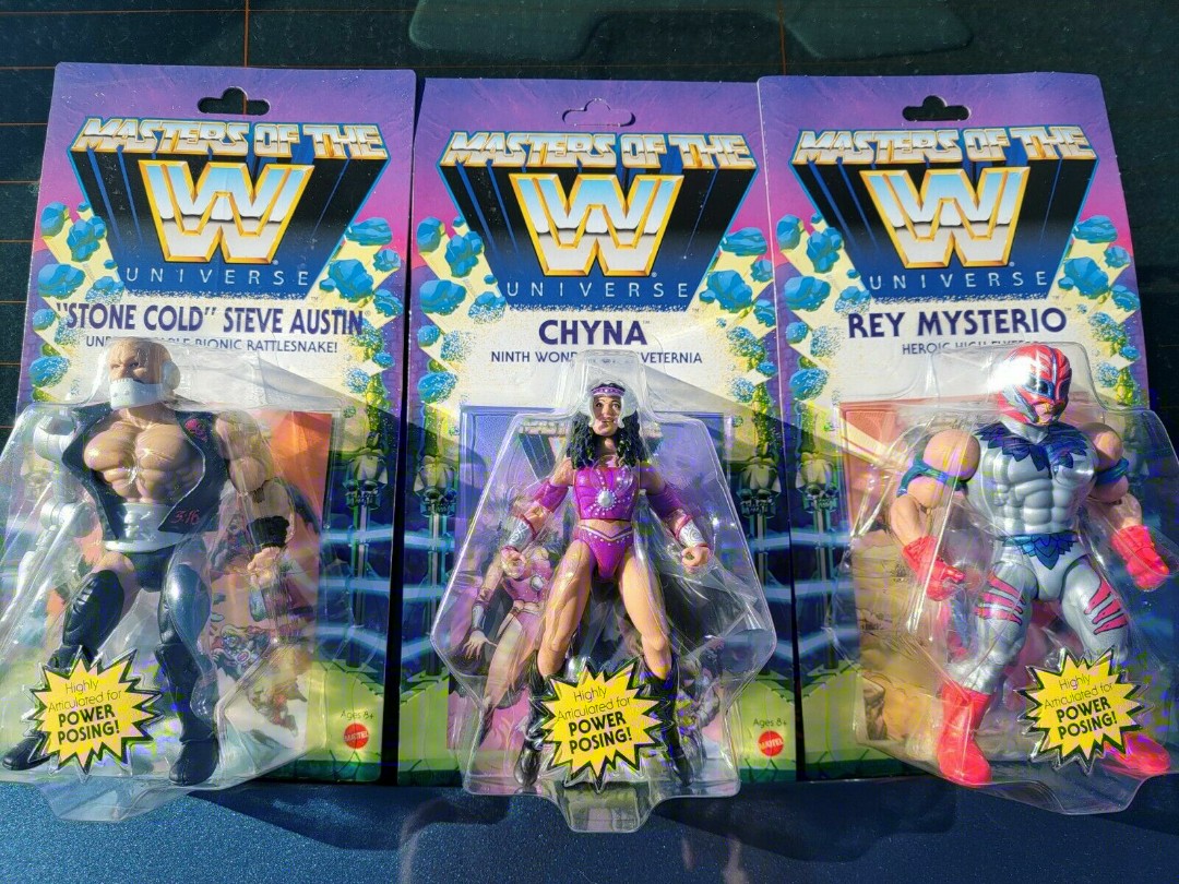 Mattel motu masters of the wwe universe stone cold steve austin trapjaw ...
