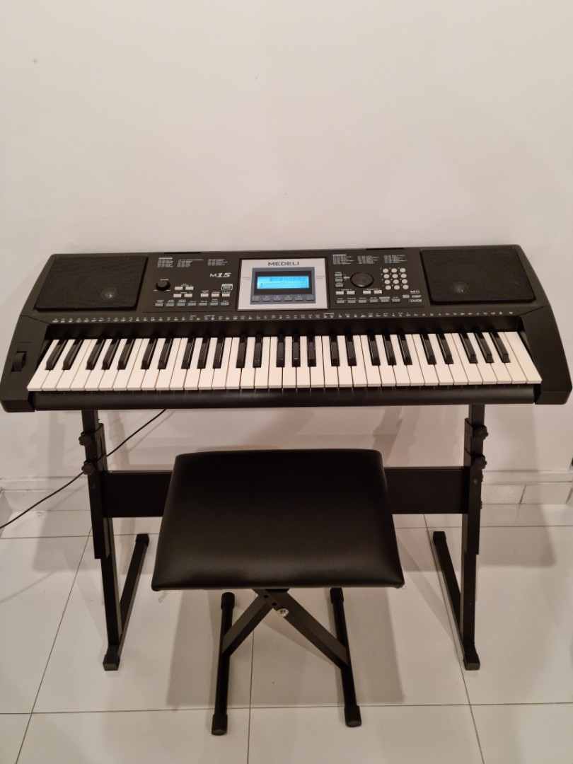 Medeli M15 keyboard, Hobbies & Toys, Music & Media, Musical Instruments ...
