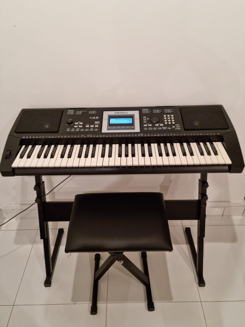 Medeli M15 keyboard, Hobbies & Toys, Music & Media, Musical Instruments ...