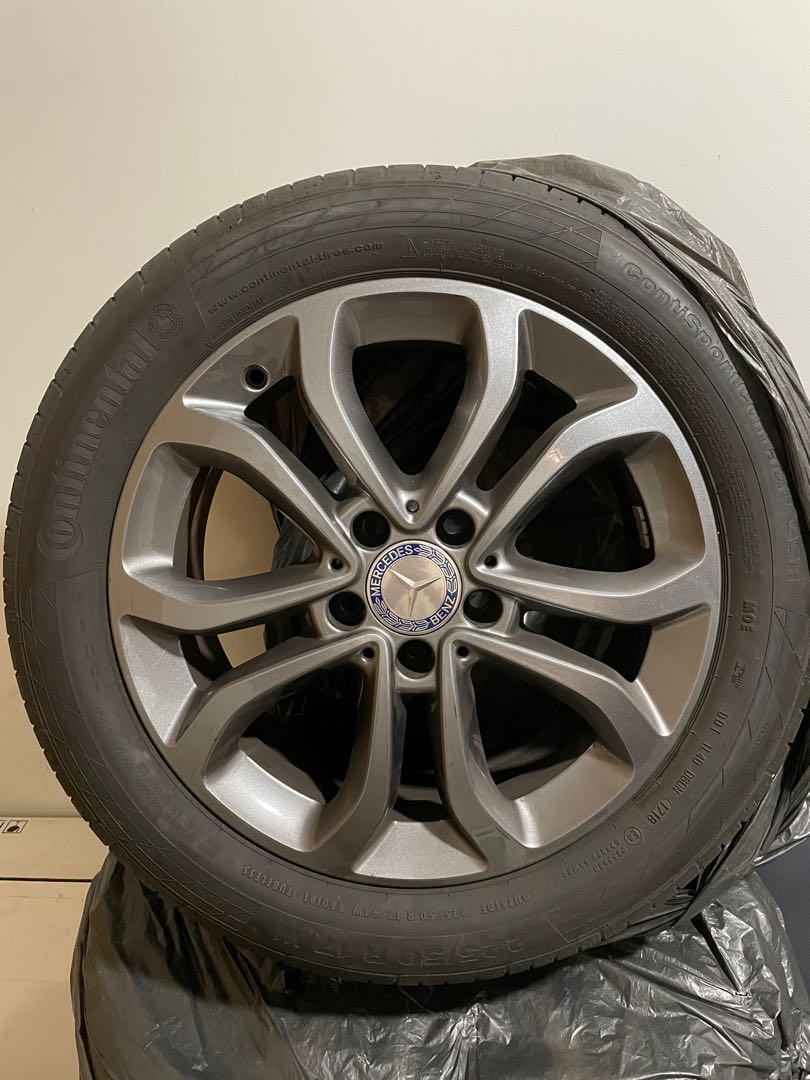 17” inch MB C Class Original Rims 5 x 112, Car Accessories, Tyres ...