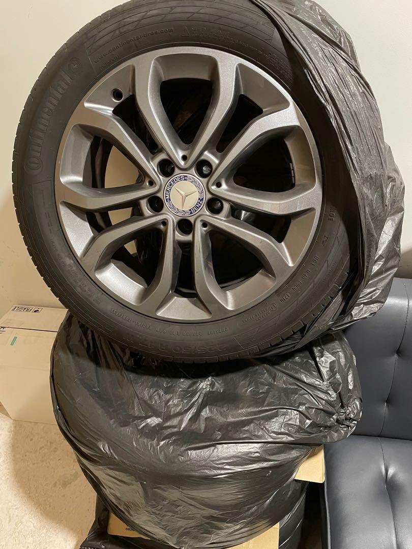 17” inch MB C Class Original Rims 5 x 112, Car Accessories, Tyres ...