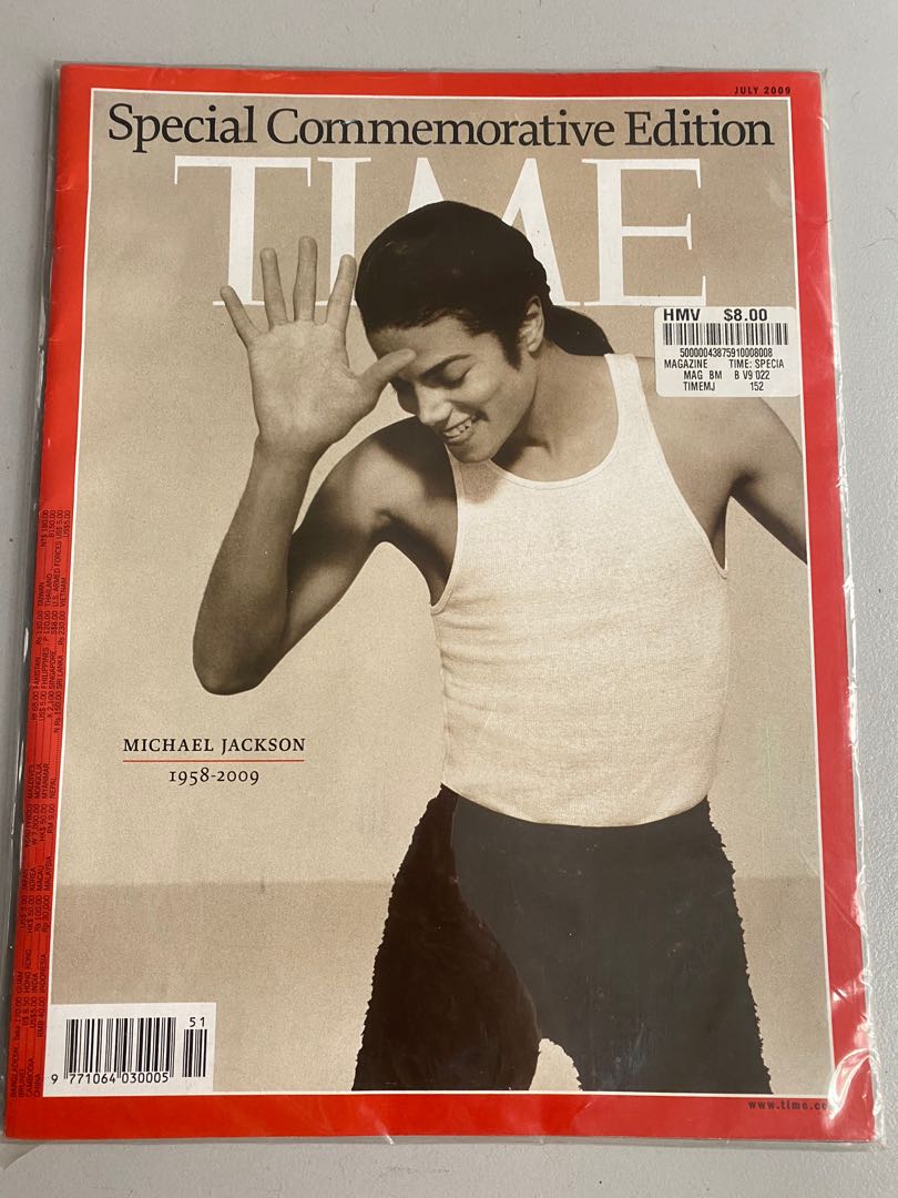 Michael Jackson Time Magazine Special Commemorative Edition, Hobbies ...