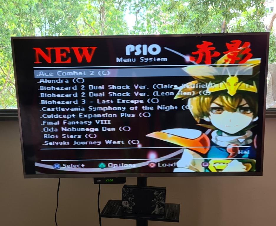 Modded PSIO Sony playstation 1 PS1 PSIO with Loaded 64 GB Micro SD Card ...