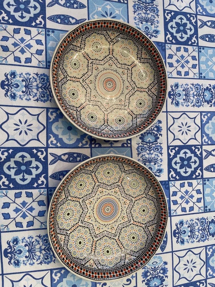 Moroccan designed plates, Furniture & Home Living, Kitchenware ...