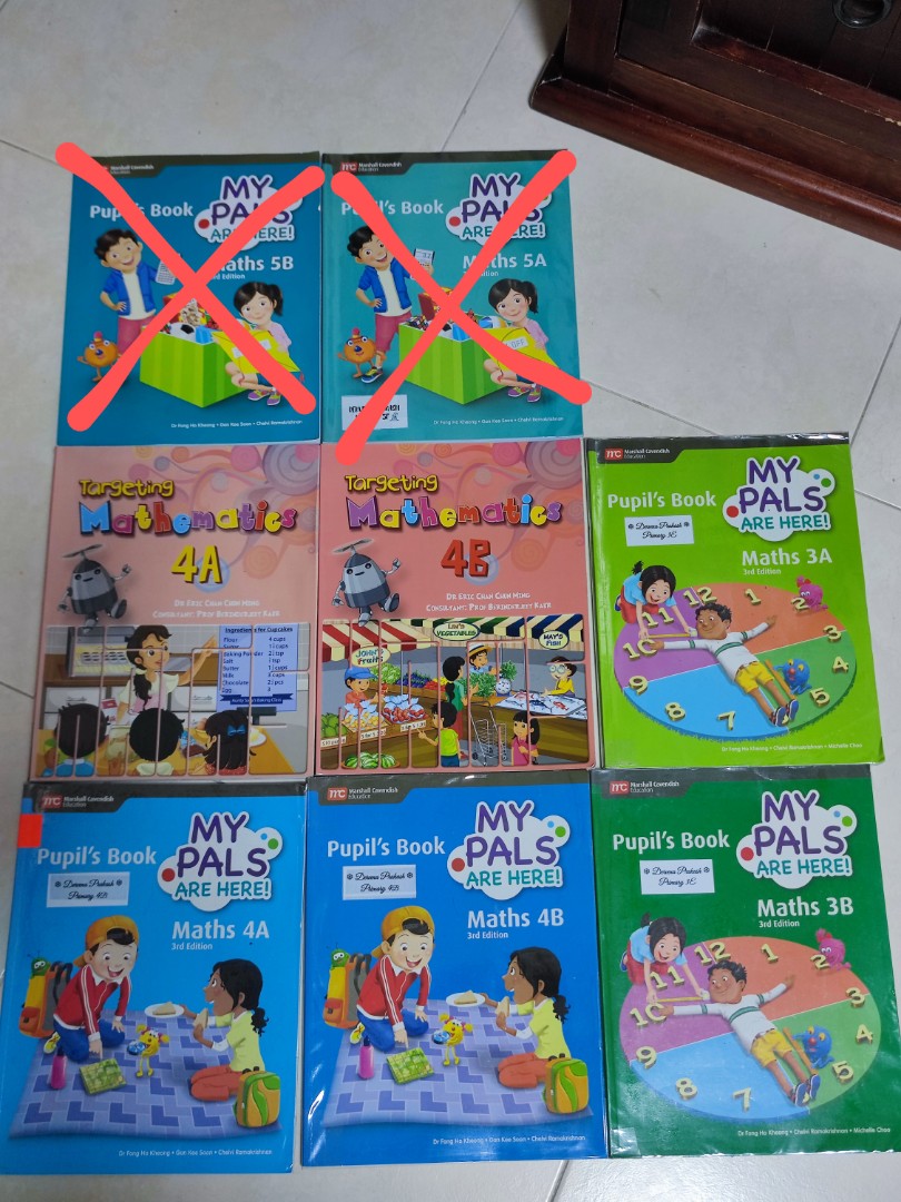 P3 and P4 Math textbook, Hobbies & Toys, Books & Magazines, Textbooks ...