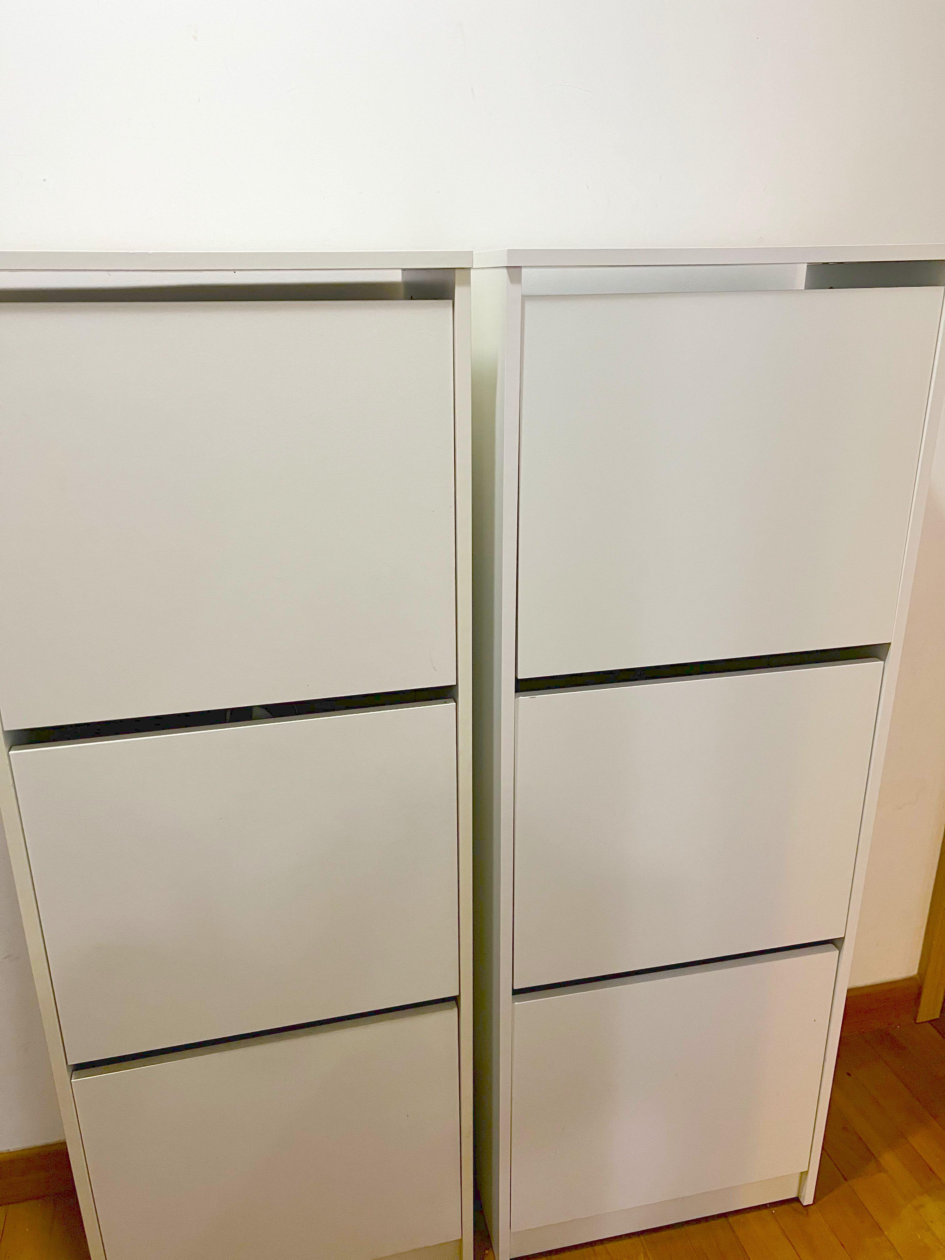 Pair of IKEA Bissa Shoe rack x 2, Furniture & Home Living, Furniture ...
