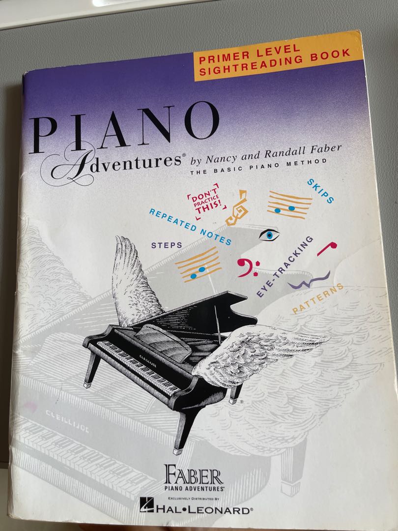 Piano adventures- primer level sightreading book, Hobbies & Toys, Music ...