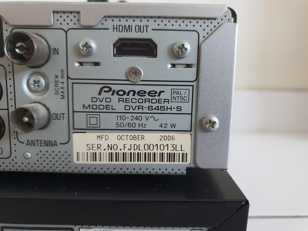 Pioneer LD / DVD / VCD / CD Player Model DVL-9, TV & Home Appliances, TV & Entertainment, Blu ...