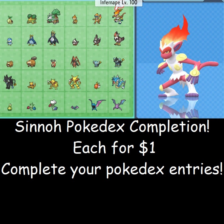 Pokemon Brilliant Diamond & Shining Pearl Sinnoh Pokedex Completion Set ...