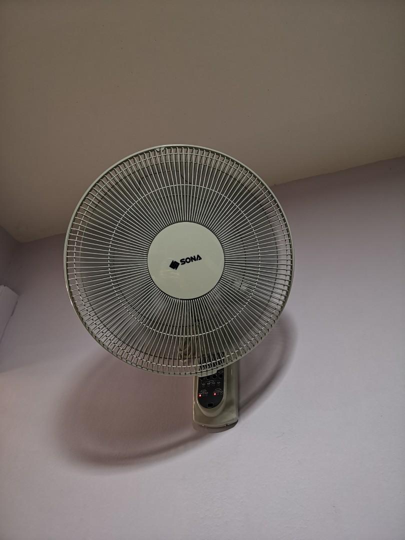 Rarely used wall fan, Furniture & Home Living, Lighting & Fans, Fans on ...
