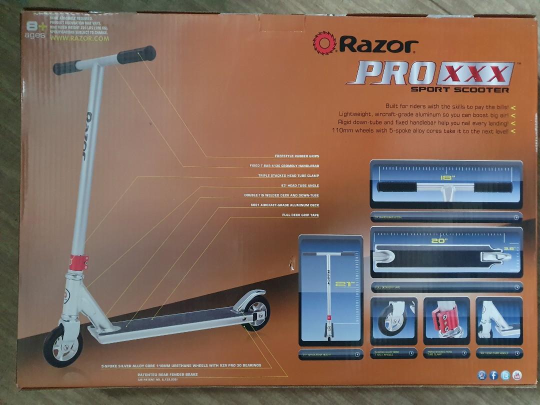 Razor proXXX stunt scooter, Sports Equipment, Sports & Games, Skates ...