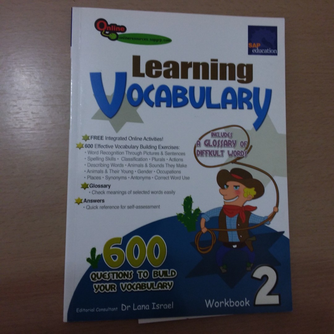 SAP Education - Learning Vocabulary Workbook 2, 興趣及遊戲, 書本 & 文具, 書本及雜誌 ...