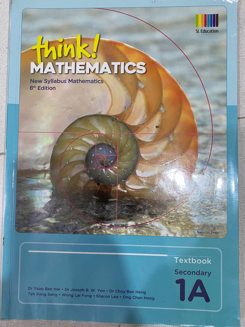 Sec 1 Maths Textbooks (both 1A & 1B), Hobbies & Toys, Books & Magazines ...