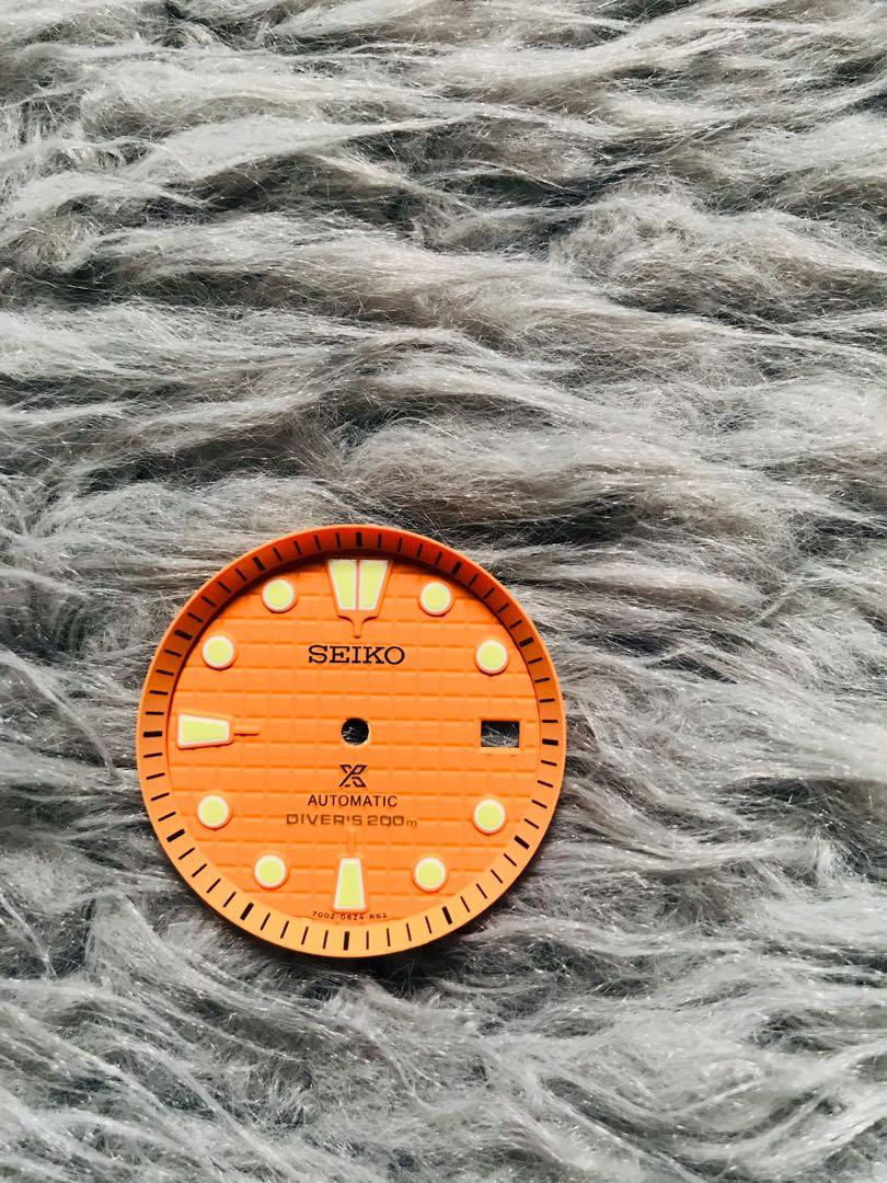 Seiko Waffle Dial Orange for Mod, Men's Fashion, Watches & Accessories ...