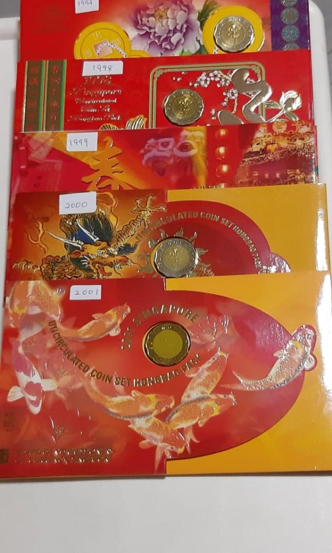 Singapore Mint - Uncirculated Coin Set Hongbao Pack, Hobbies & Toys ...