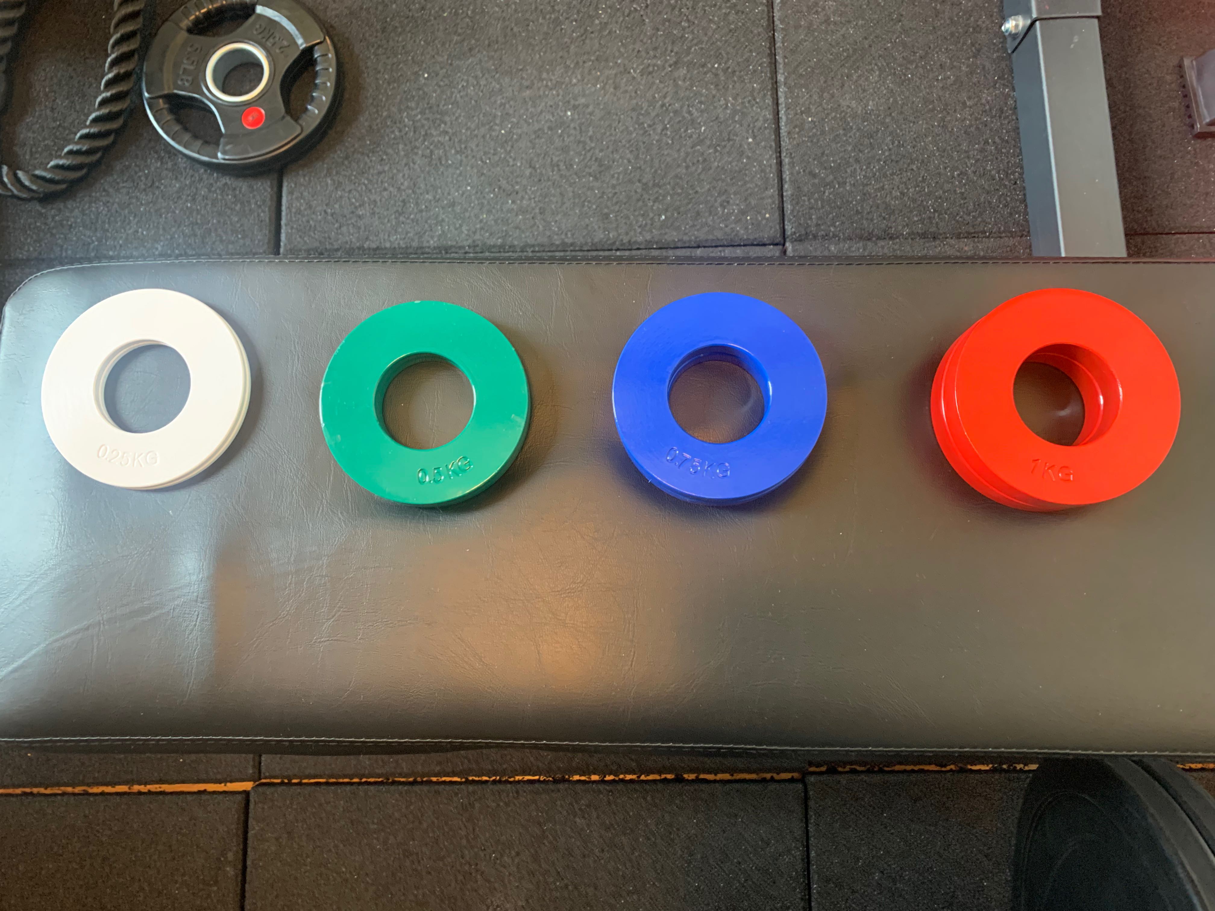 Small olympic weight plates, Sports Equipment, Exercise & Fitness ...