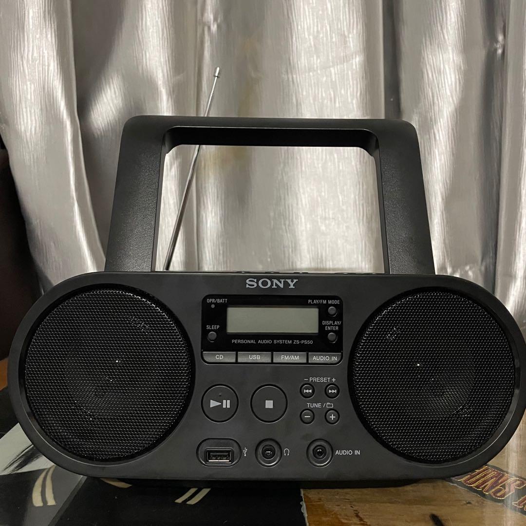 SONY BOOMBOX CD Player ZS-PS50, Audio, Portable Music Players on Carousell