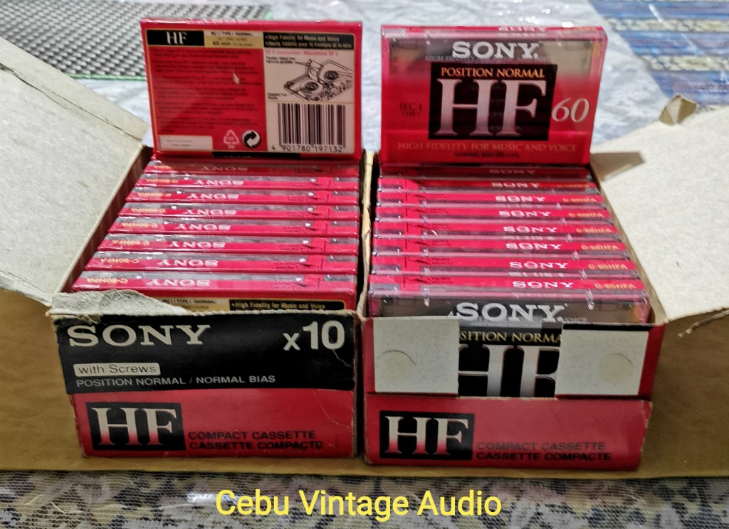 SONY HF60 blank cassette tape, Audio, Portable Audio Accessories on ...