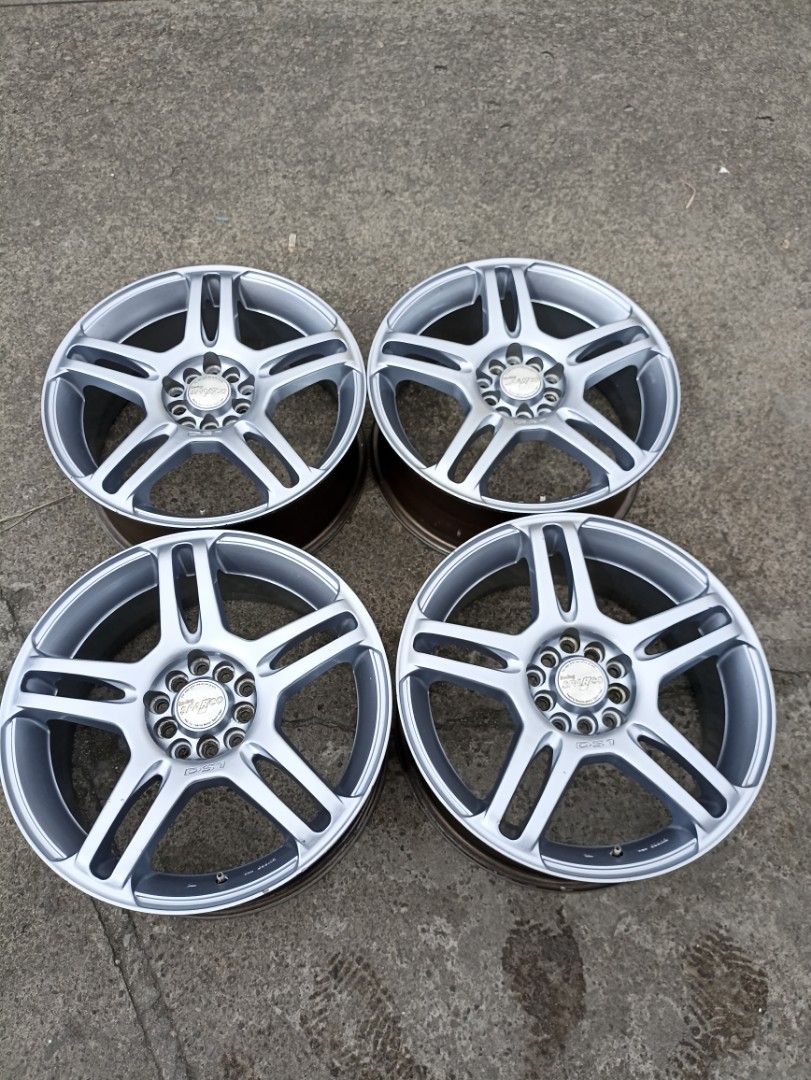 Sparco d1 17s mags, Car Parts & Accessories, Mags and Tires on Carousell
