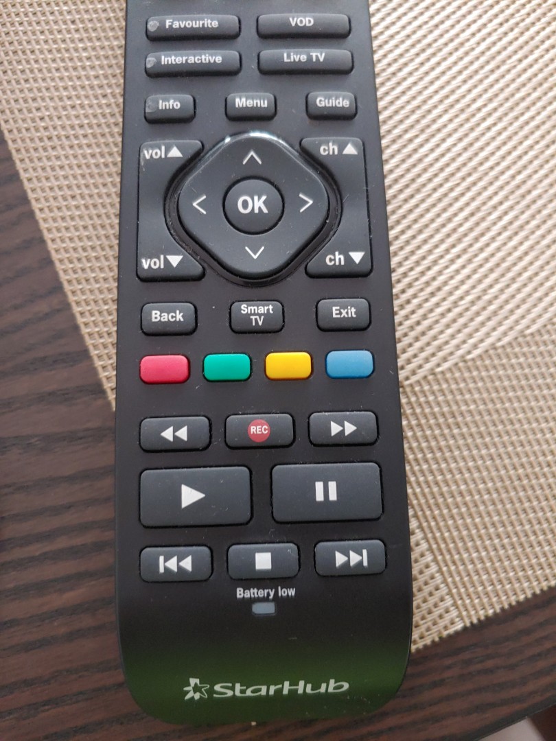 Starhub TV remote control, TV & Home Appliances, TV & Entertainment, TV ...