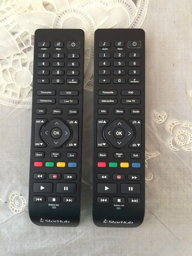 StarHub TV Remote Control, TV & Home Appliances, TV & Entertainment, TV ...