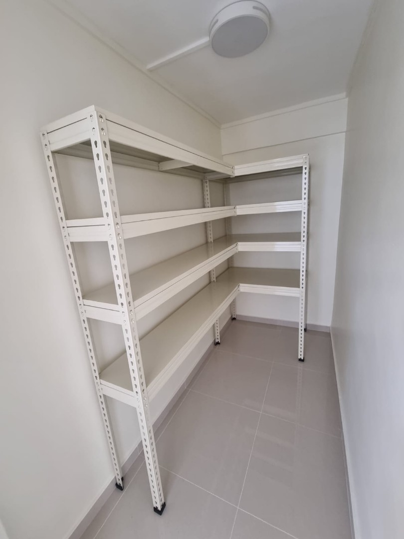 Storeroom L shape rack / storage rack , shelves, Furniture & Home ...