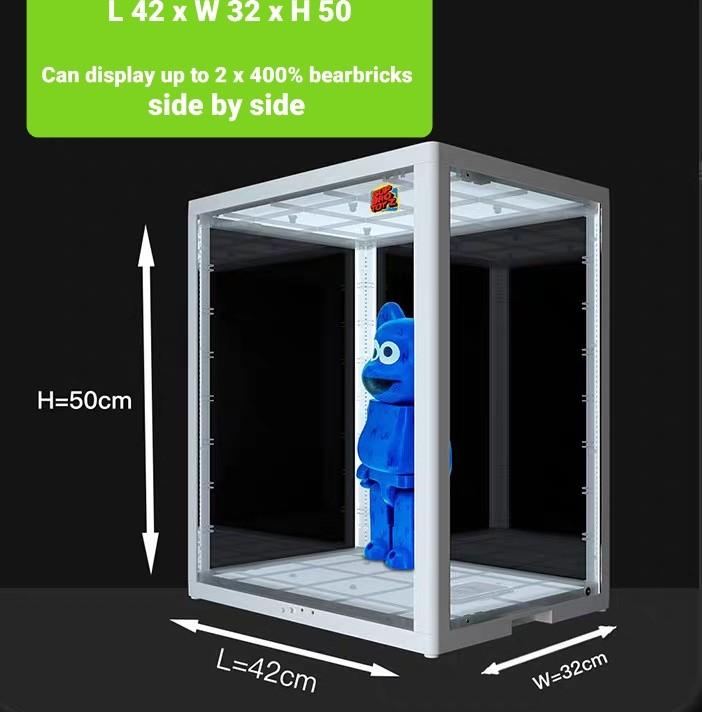 Supbro Toyz Led Display Box Case for mafex/mezco/hot toys/bearbricks/s ...