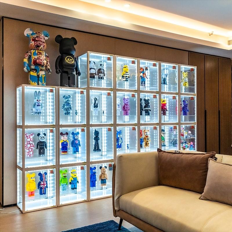 Supbro Toyz Led Display Box Case for mafex/mezco/hot toys/bearbricks/s ...