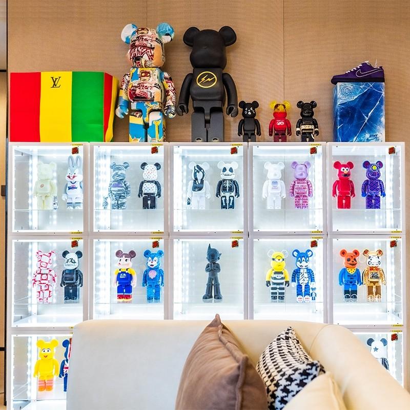 Supbro Toyz Led Display Box Case for mafex/mezco/hot toys/bearbricks/s ...