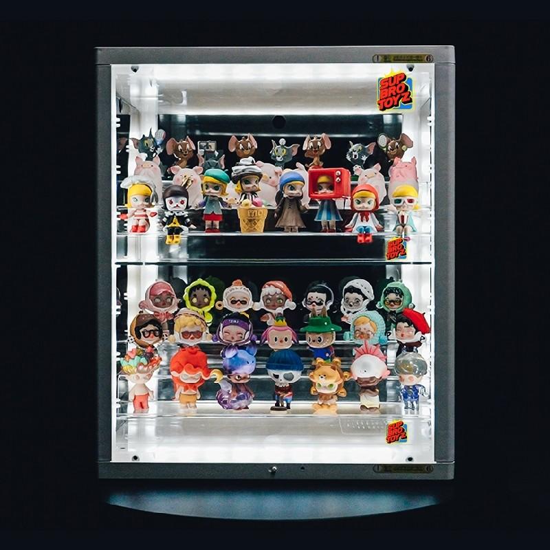 Supbro Toyz Led Display Box Case for mafex/mezco/hot toys/bearbricks/s ...