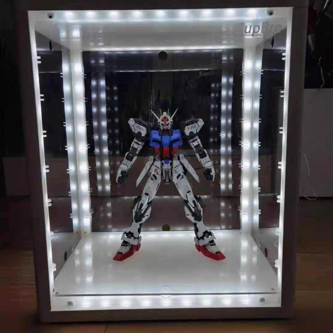 Supbro Toyz Led Display Box Case for mafex/mezco/hot toys/bearbricks/s.h.figuarts/figma ...