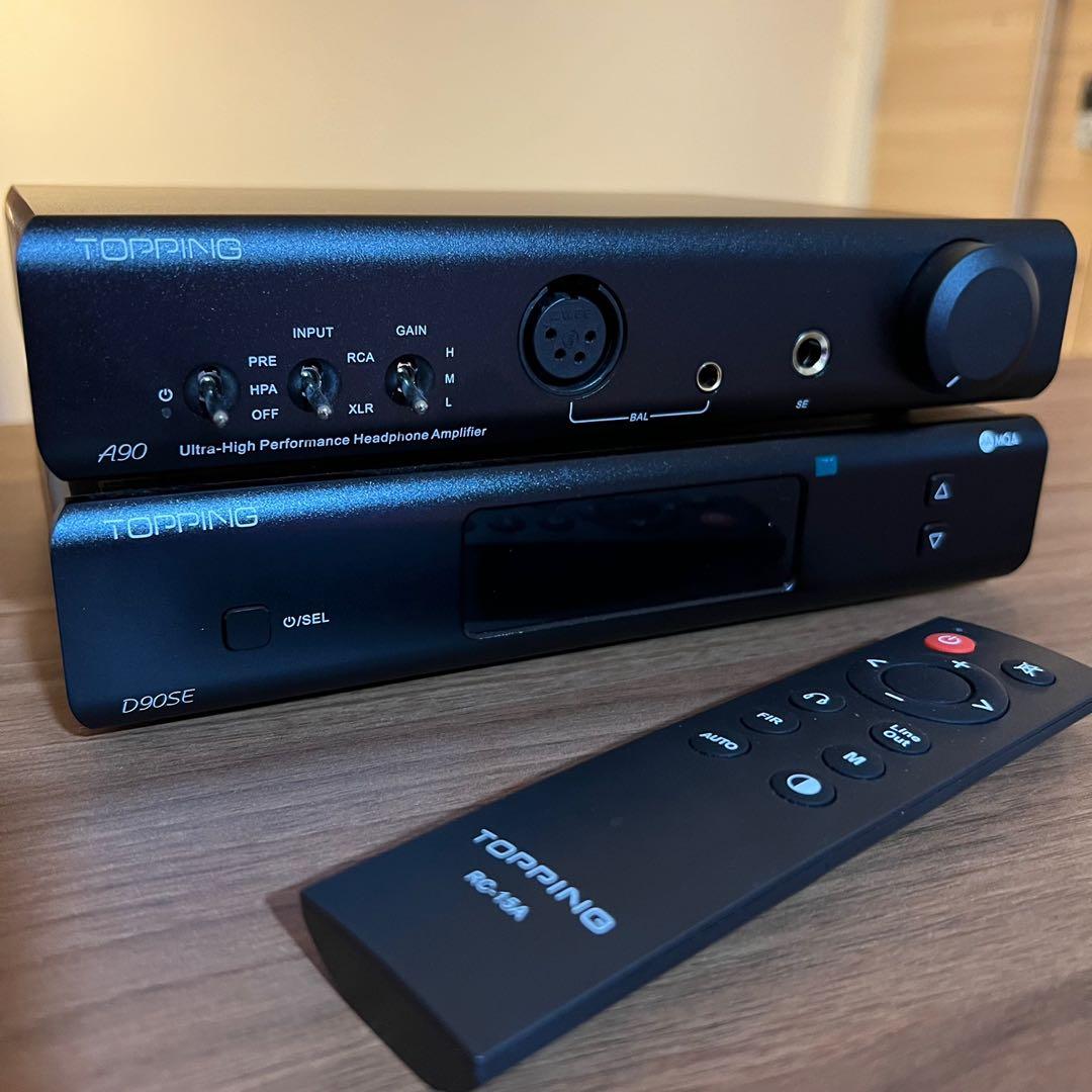 Topping A90 Headphone Amp & D90SE DAC, Audio, Other Audio Equipment on ...