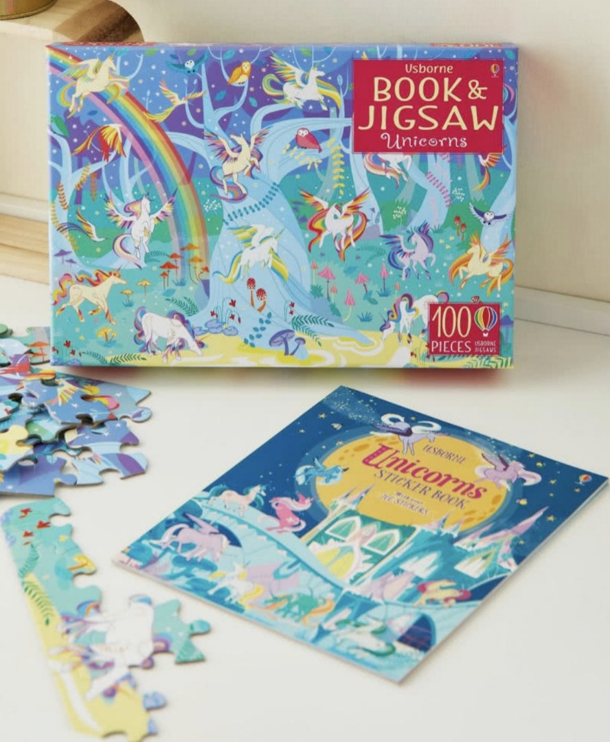 Usborne Book & Jigsaw set, Unicorn., Hobbies & Toys, Toys & Games on ...