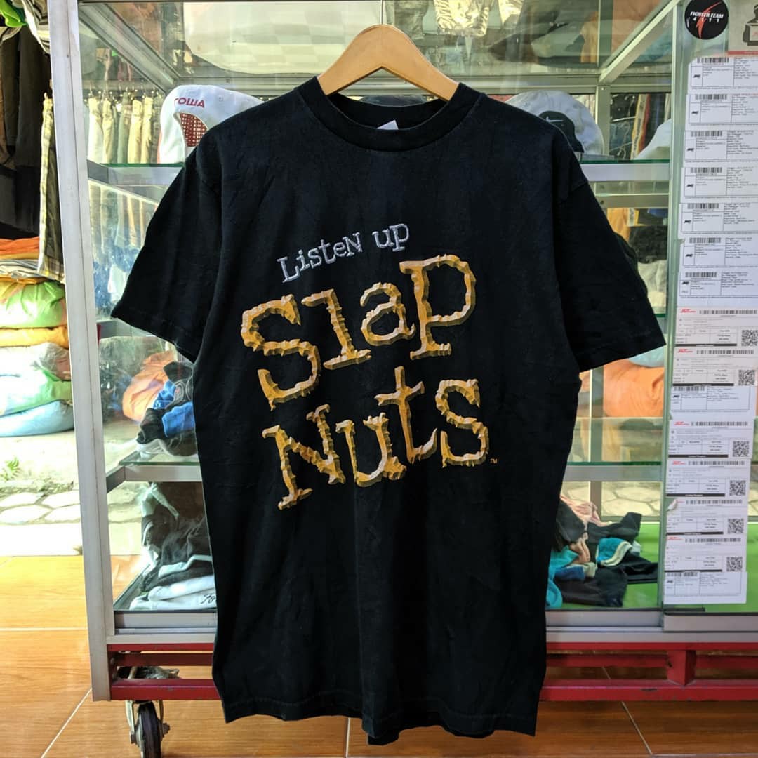 Vintage WCW Slap Nuts Jeff Jarret, Fesyen Pria, Pakaian , Atasan di ...