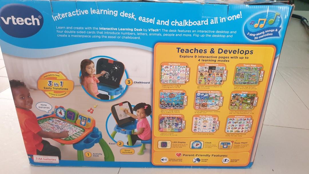 Vtech Interactive activity learning table , kids desk ,kids drawing ...
