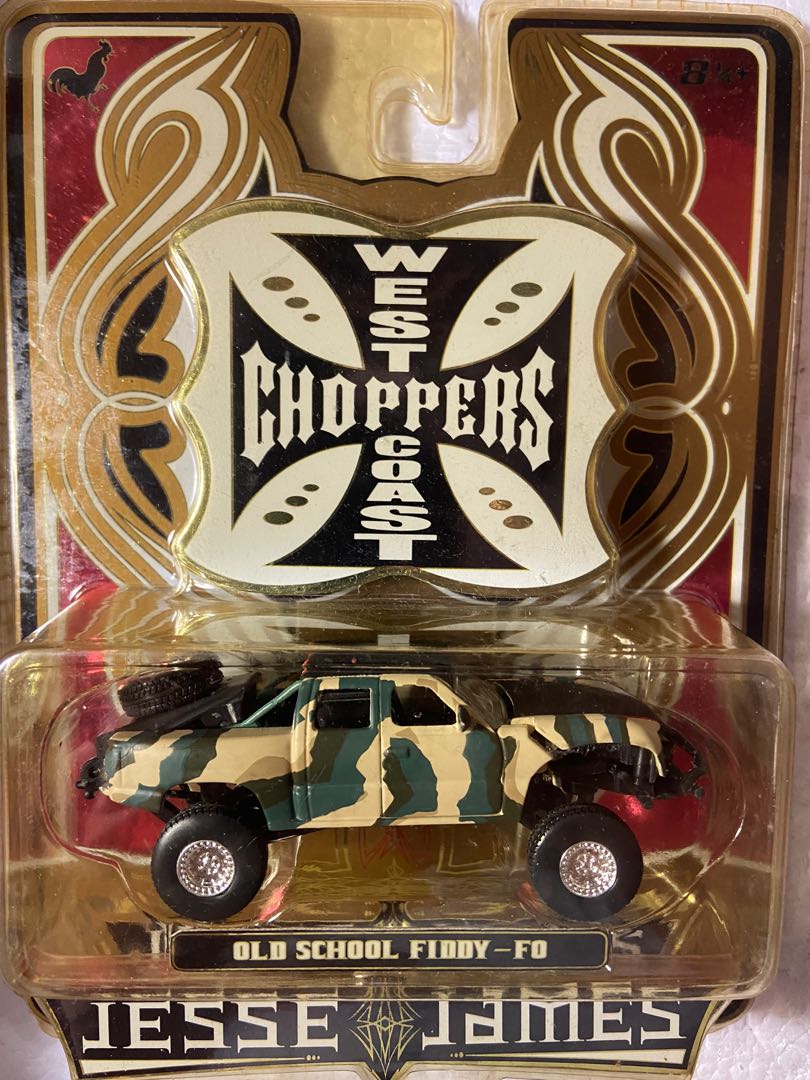 WEST COAST CHOPPERS OLD SCHOOL FIDDY-FO Jesse James Die-Cast mga ...