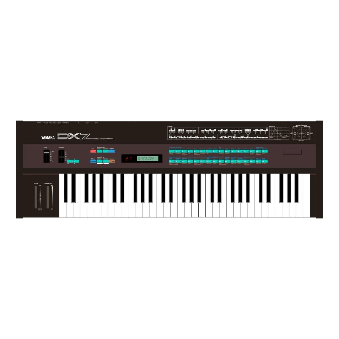 Yamaha DX7, Hobbies & Toys, Music & Media, Musical Instruments on Carousell