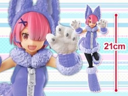21CM - Re: Zero - RAM - Fairytale Series The Wolf Figure & Rem Swimsuit ...
