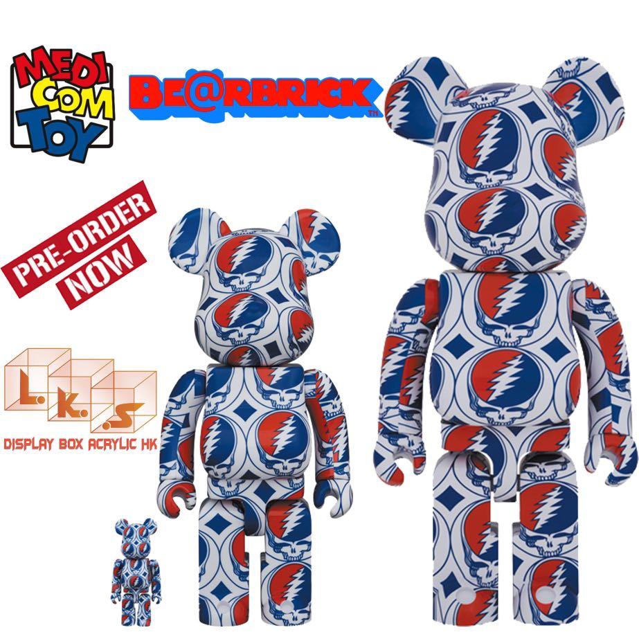 [預訂 Pre Order] Medicom Bearbrick Be Rbrick Grateful Dead Steal Your