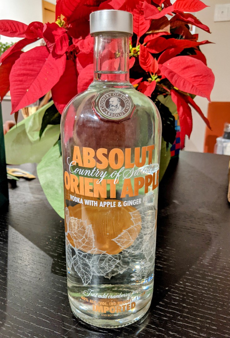 Absolut Vodka Oriental Apple, Food & Drinks, Alcoholic Beverages on ...