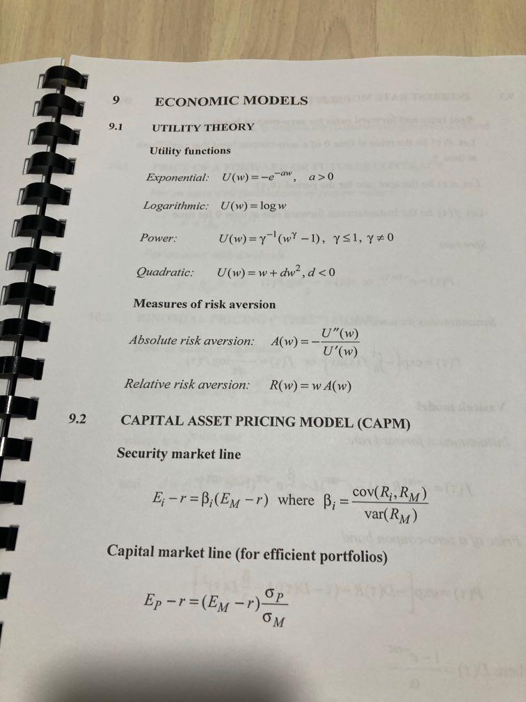 Actuarial science formula book (Yellow book), Hobbies & Toys, Books ...