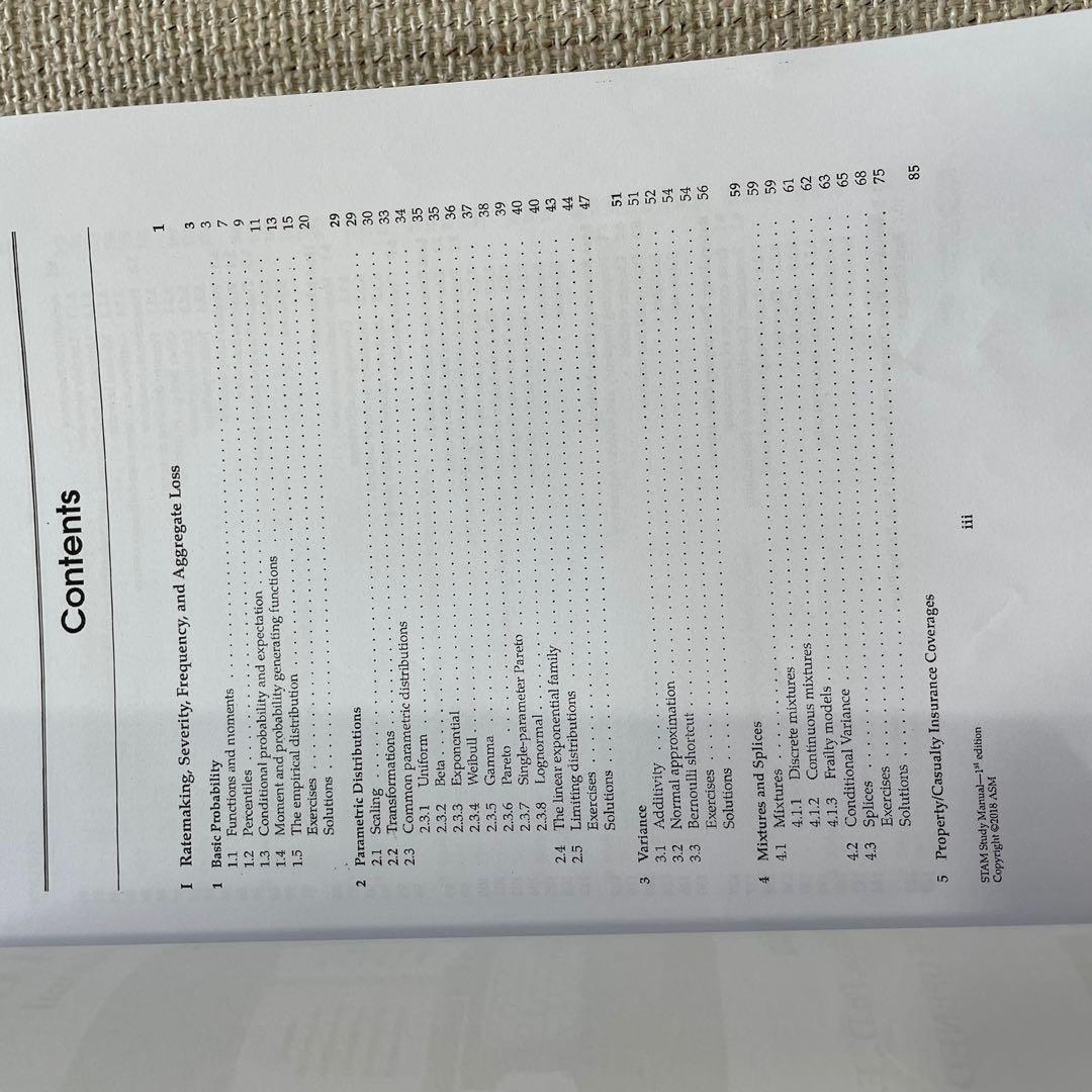ASM SOA EXAM STAM ACTUARIAL STUDY MANUAL (PRINT), Hobbies & Toys, Books ...