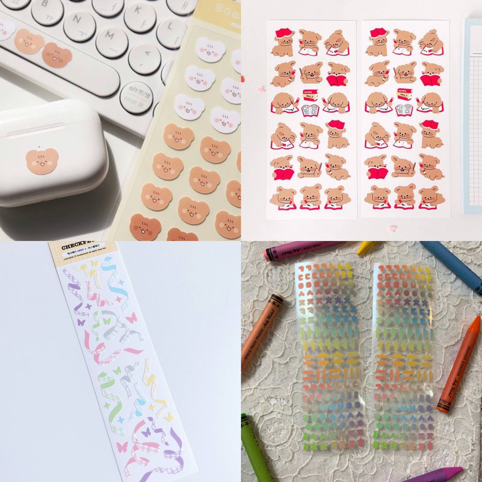 authentic korea journal stickers, Hobbies & Toys, Stationery & Craft ...