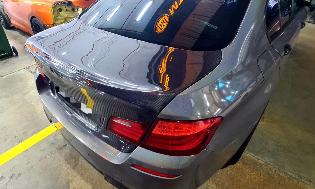 BMW F10 Carbon Fiber Boot With Duck Lip, Car Accessories, Accessories ...