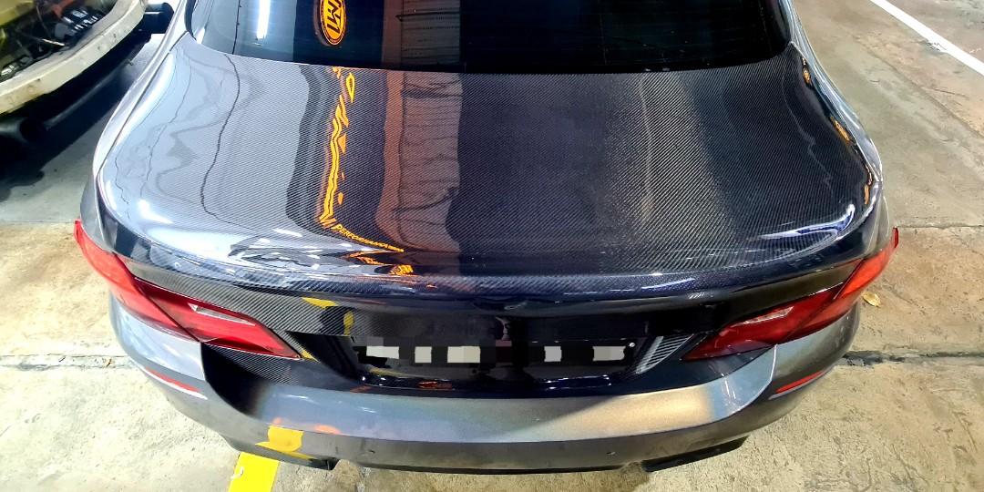 BMW F10 Carbon Fiber Boot With Duck Lip, Car Accessories, Accessories ...
