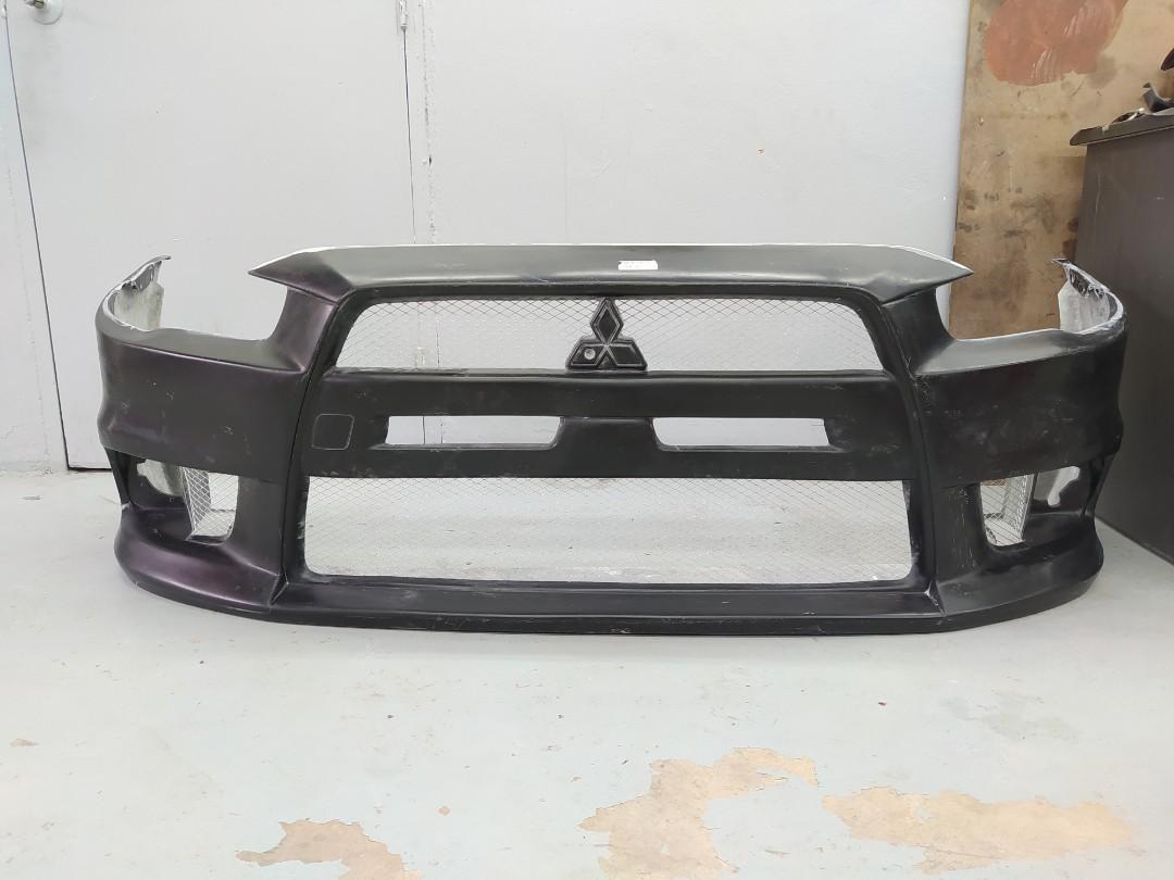 Bumper Inspira Lancer Evo V1 fiber, Auto Accessories on Carousell
